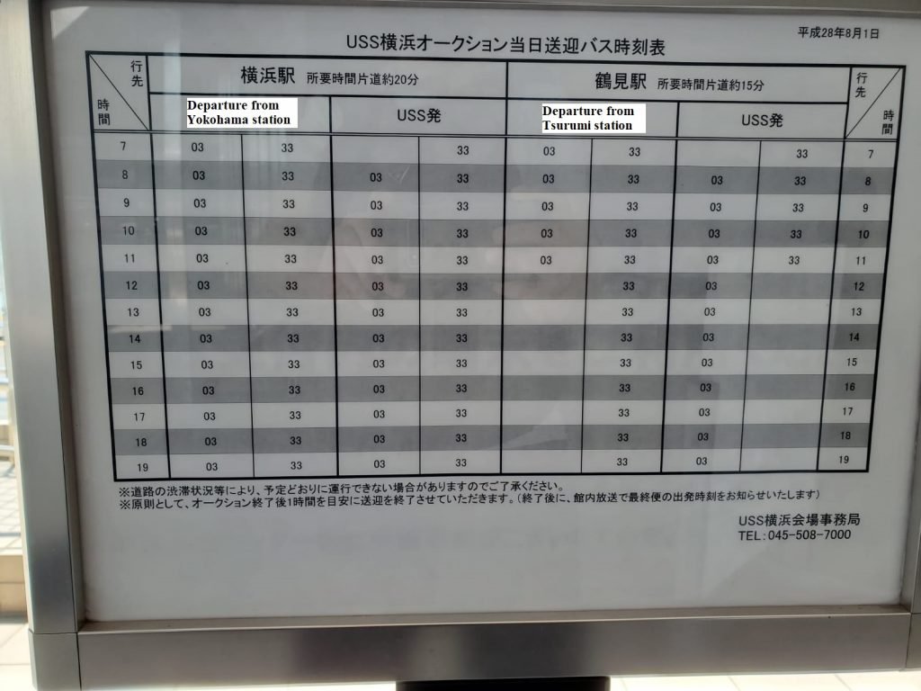 USS Yokohama Japanese Used Car Auction | TokyoCarZ Blog